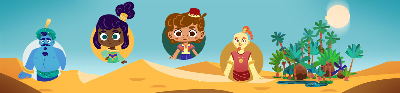 Aladdin & the Genies | The Spiky cactus / Beastly Bubble