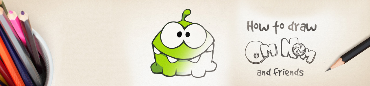 How to Draw Om Nom and Friends | Boo