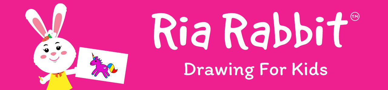 Ria Rabbit Drawing For Kids | Learn To Draw A Train