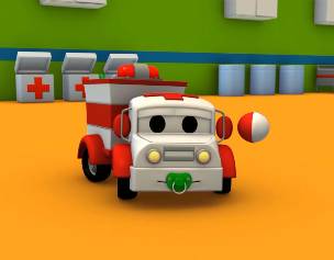 Amber the Ambulance | Helicopter / Poilce Car