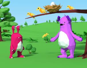 Blinky and Knobby | An Egg