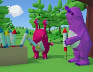 Blinky and Knobby | Rockets