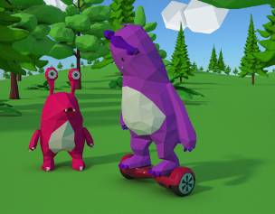 Blinky and Knobby | A Segway
