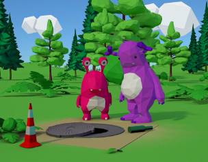 Blinky and Knobby | A Hatchway