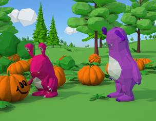 Blinky and Knobby | Halloween Pumpkins