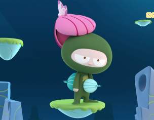 Bubble Bip | One To School, The Other To The Videogame