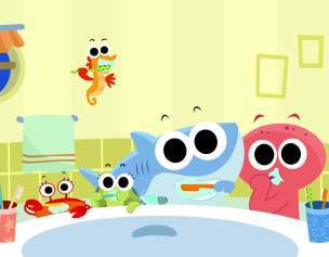 Finny The Shark | Finny's First Sleepover