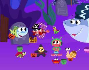 Finny The Shark | Finny's First Sleepover