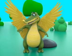 The Good Crocodile | The Flying Crocodile