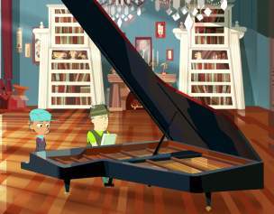 Max & Maestro | The Masked Pianist
