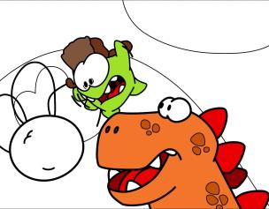 Om Nom Christmas | Color Winter With Super Noms