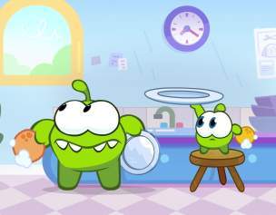 Cut the Rope - Om Nom Stories | New Neighbors - Game or Reality?