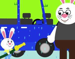 Ria Rabbit | The Car Needs A Wash
