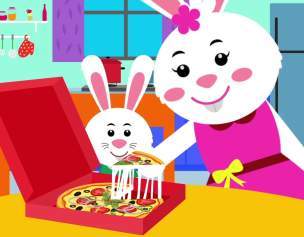 Ria Rabbit | Saturday Means Pizza