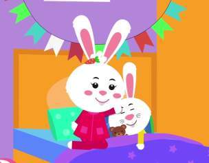 Ria Rabbit Nursery Rhymes & Songs | The Farmer In The Dell