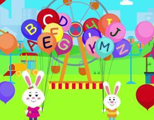 Ria Rabbit Nursery Rhymes & Songs | The Alphabet Song