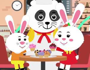 Ria Rabbit Nursery Rhymes & Songs | The Muffin Man