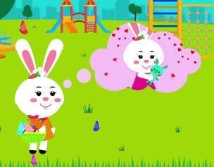 Ria Rabbit Nursery Rhymes & Songs | A-Tisket, A-Tasket