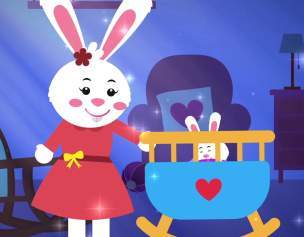Ria Rabbit Nursery Rhymes & Songs | The Muffin Man