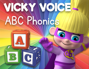 Super Geek Heroes | Learning the Phonic Alphabet with Vicky Voice