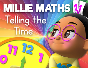 Super Geek Heroes | Learning to Tell the Time with Millie Maths