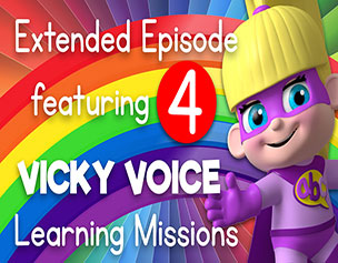 Super Geek Heroes | 4 Missions to Learn with Vicky Voice