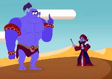 Aladdin & the Genies | The Stomping Sand Monster / The Spooky Desguise