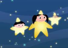Earth To Luna | Twinle Twinkle Little Star