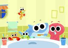 Finny The Shark | Finny's First Sleepover