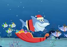 Finny The Shark Music Videos | Santa Shark