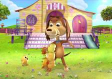 My Dog Chocolo | Chocolo Counts the Little Chickens