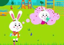 Ria Rabbit Nursery Rhymes & Songs | A-Tisket, A-Tasket