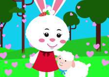 Ria Rabbit Nursery Rhymes & Songs | Mary Had A Little Lamb