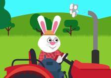 Ria Rabbit Nursery Rhymes & Songs | Old MacDonald Had A Farm
