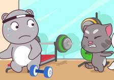 Talking Tom and Friends Minis | Workout Time