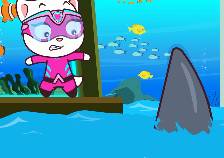 Talking Tom Heroes | The Pearl Robber and a Shark