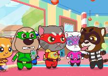 Talking Tom Heroes | Candy Robber Chase