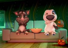 Talking Tom Shorts | Scary Movie